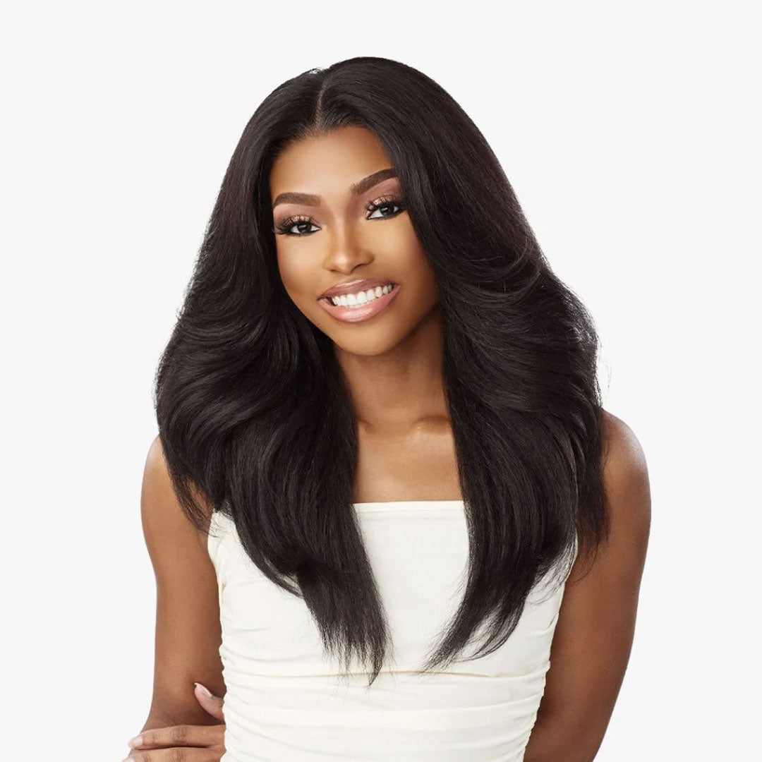 Sensationnel Curls Kinks&co Synthetic Textured Lace Front Wig - 13x6 K