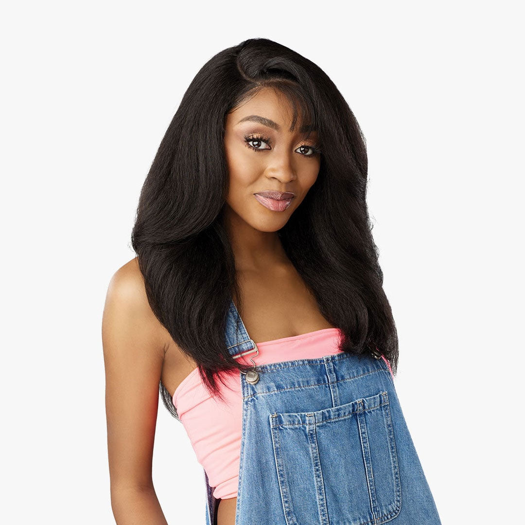 Sensationnel Butta Lace 90's Bangs Glueless Hd Lace Front Wig - 90's B