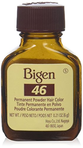 [Hoyu Bigen] Permanent Powder Hair Color Dye #46 Light Chestnut .21Oz ...