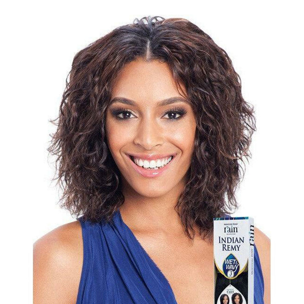 Moist Body 3pcs Rain Indian Moisture Remy Wet&wavy 100% Human Hair Wea