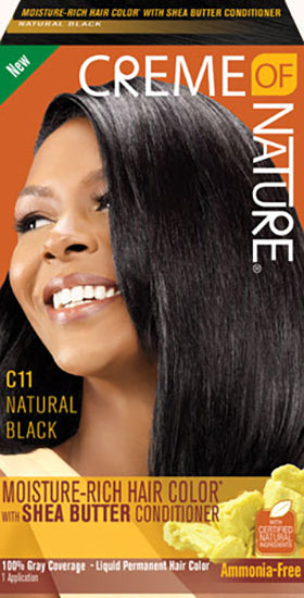 [Creme Of Nature] Moisture-Rich Hair Color Dye Kit W/ Shea Butter Cond
